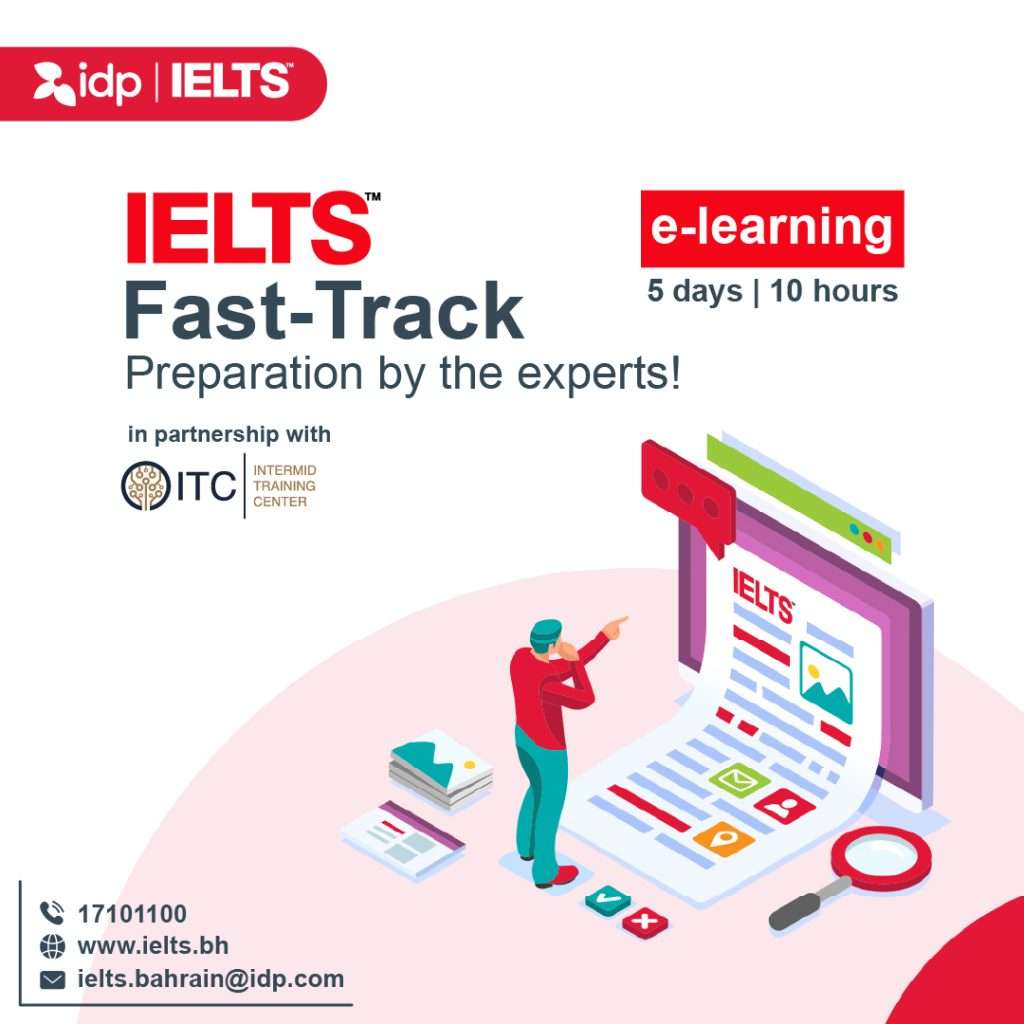 IELTS Fast-Track E-learning – ITC | IDP IELTS Bahrain